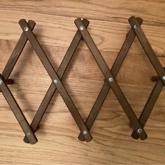 Wall Decor | Vintage Wooden Accordion Rack | Poshmark